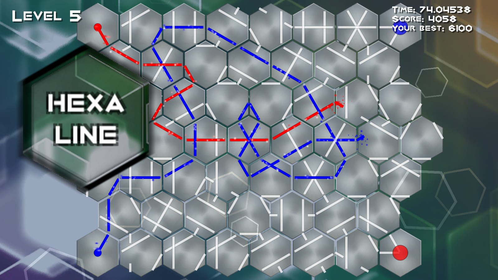 HexaLine - HARD ARCADE GAME - Indie Game Launchpad