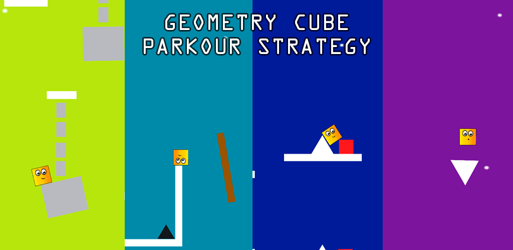 Geometry Cube - Parkour Strategy - Indie Game Launchpad
